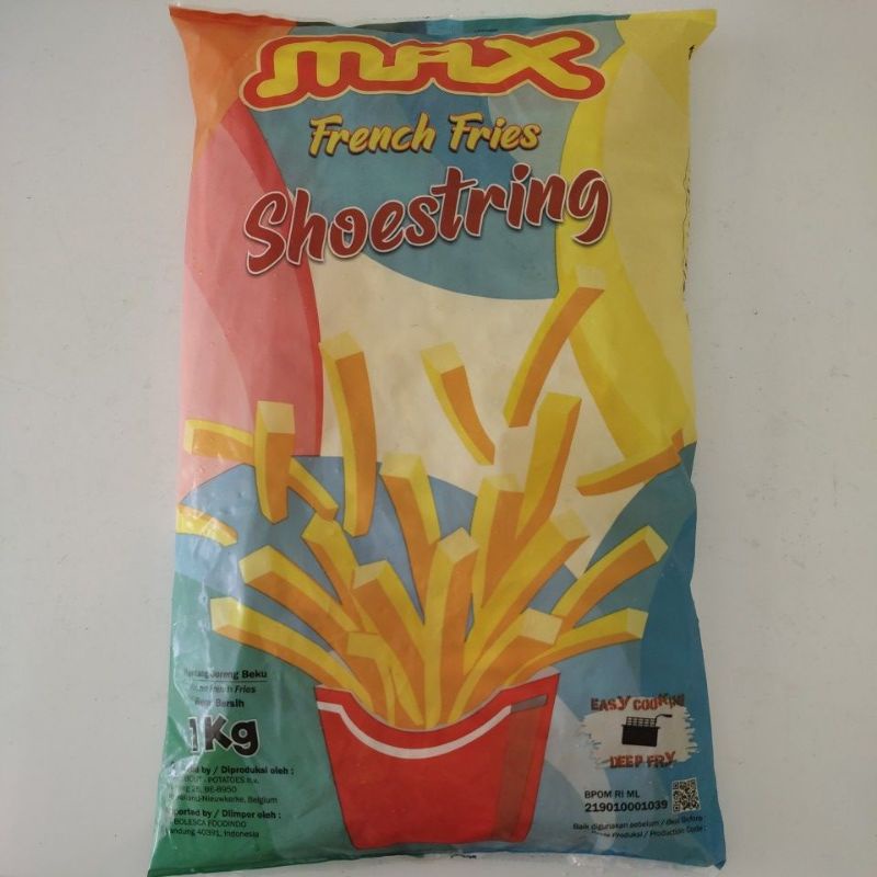Jual Max French Fries Shoestring Kentang Beku 1 kg | Shopee Indonesia