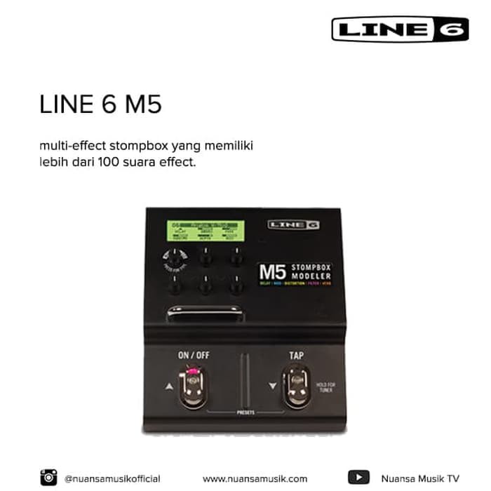 Jual LINE 6 M5 Stompbox Modeler | Shopee Indonesia