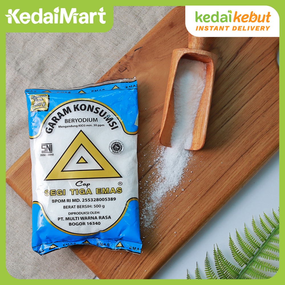 Jual Garam Halus Segitiga Emas 500 Gram | Shopee Indonesia Jual Garam Halus Segitiga Emas 500 Gram | Shopee Indonesia