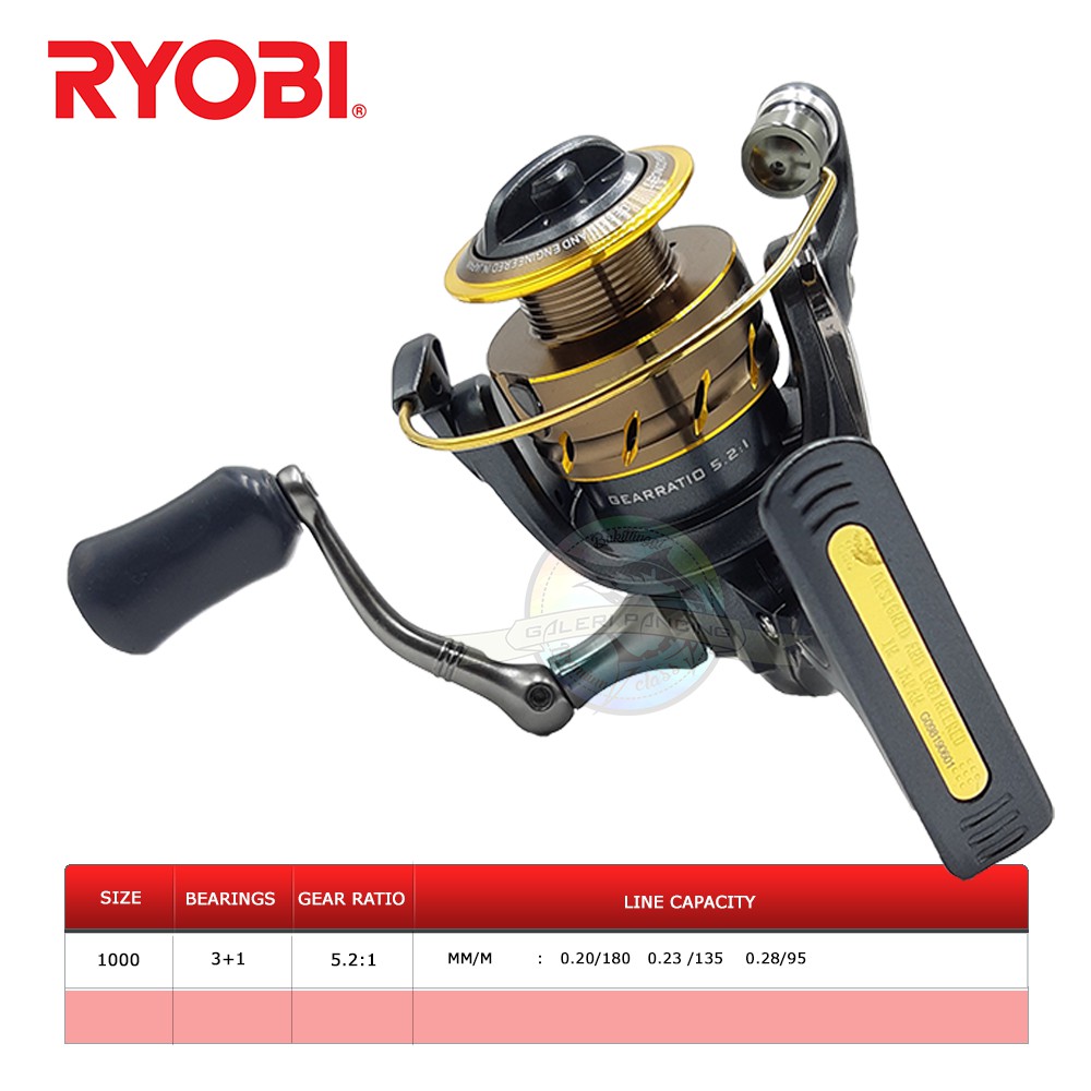 Jual Reel Ryobi Ultra Lite 500 800 1000 - Power Handle | Shopee Indonesia