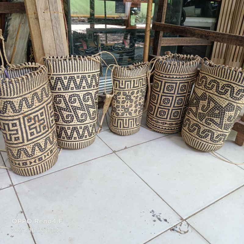 Jual Tas Ransel. Tas Anjat Rotan Khas Kalimantan | Shopee Indonesia