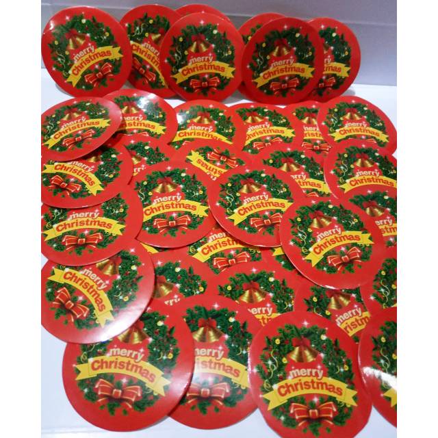 Jual Sticker natal @25pcs | Shopee Indonesia