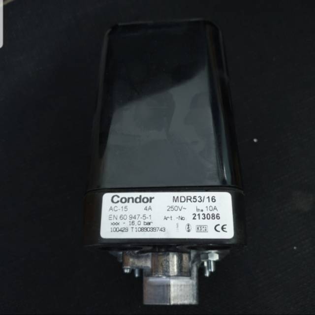 CONDOR Pressure Switch MDR53/16 250V 16bar | Shopee Indonesia