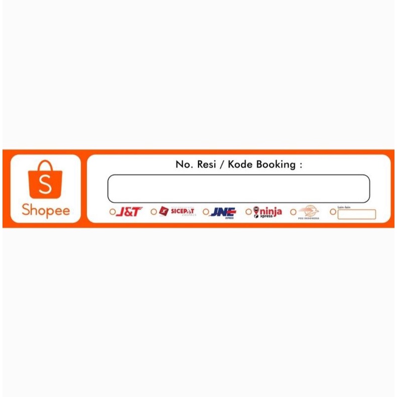 Jual Sticker Pengiriman Shopee/Kode Booking Shopee | Shopee Indonesia