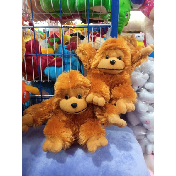 Jual Boneka Hewan Binatang Baby Orangutan Monyet Kera Lucu Imut ...