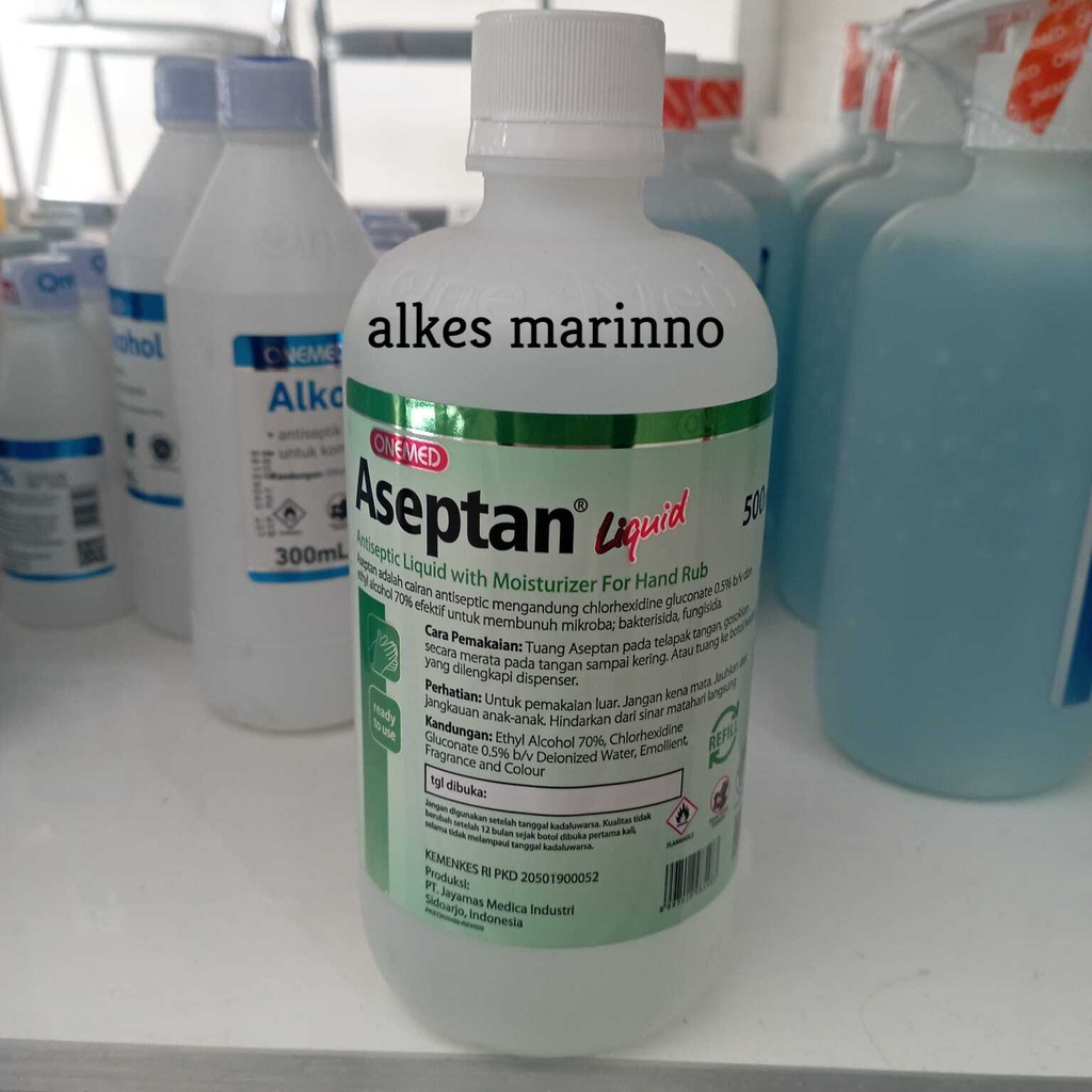 Jual Aseptan Liquid 500ml Onemed Refill | Shopee Indonesia