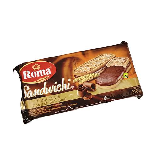 Jual Biskuit Roma Sandwichi 189gr Rasa Cokelat / 1pcs | Shopee Indonesia