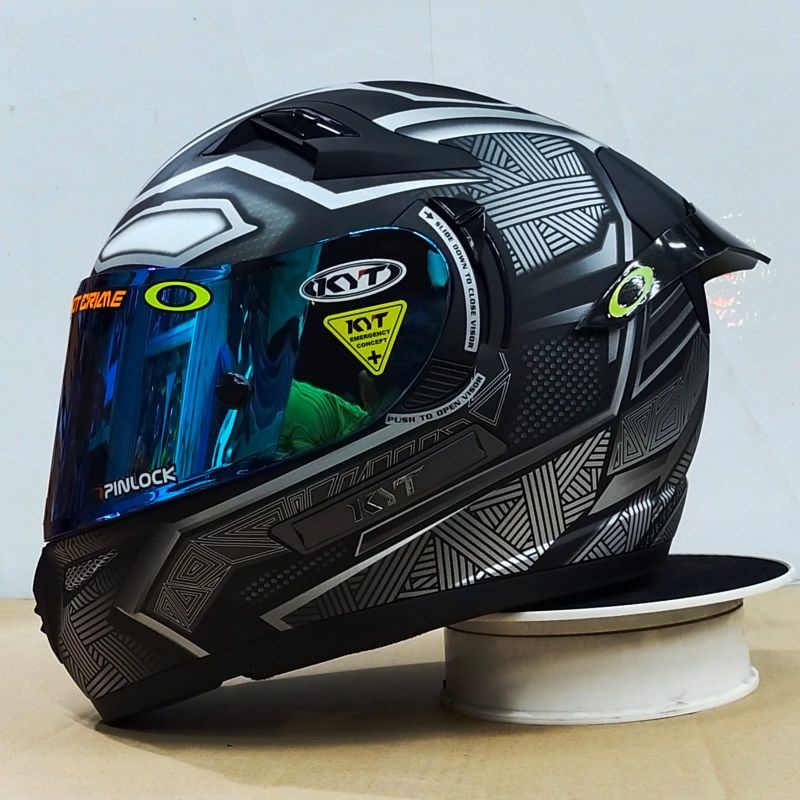 Jual HELM FULL FACE KYT K2 RIDER MARVEL BLACK FANTER FULL PAKET GANTENG ...