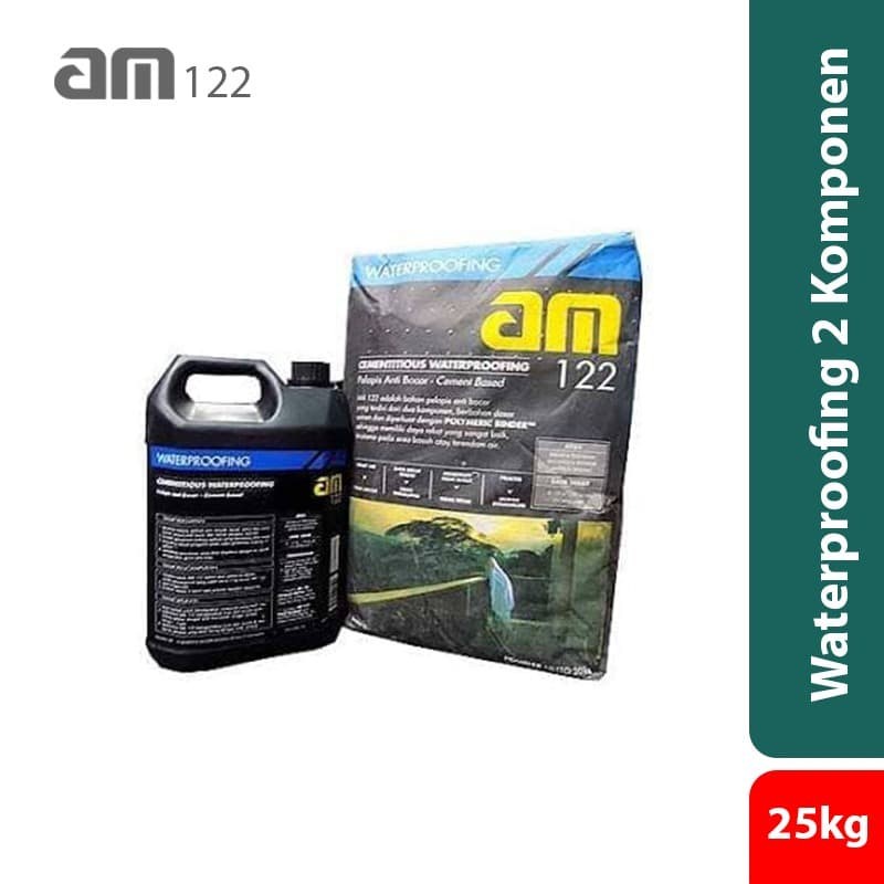 Jual AM 122 Pelapis Anti Bocor Dak Beton Bak Kolam 2 Komponen 25kg ...