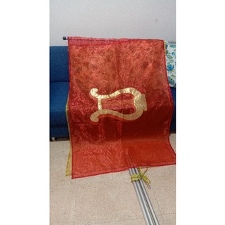 Jual Panji besar lambang kecapi/lyra Daud, 2 lapis, lengkap dengan ...