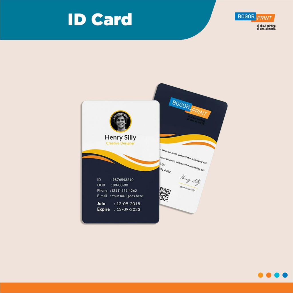 Jual Cetak ID Card PVC / Tahan Air / ID Karyawan / Pegawai / Kartu Member / Pengenal / Name Tag ...