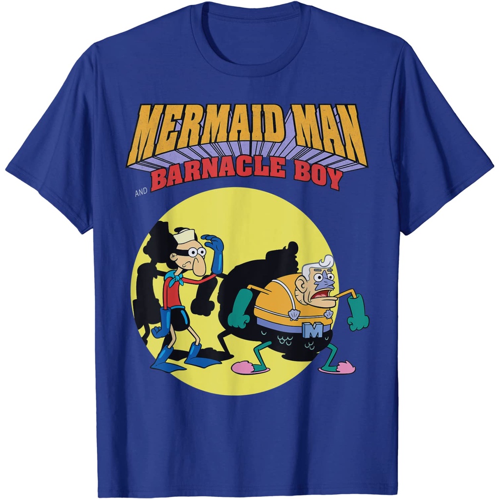 Jual Baju Kaos Nickelodeon Spongebob Mermaid T-Shirt - Baju - Kaos ...