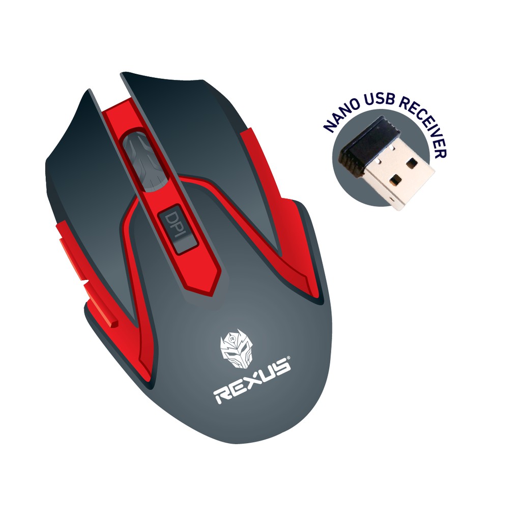 Jual MOUSE WIRELESS GAMING REXUS S5 AVIATOR 6D Indonesia|Shopee Indonesia