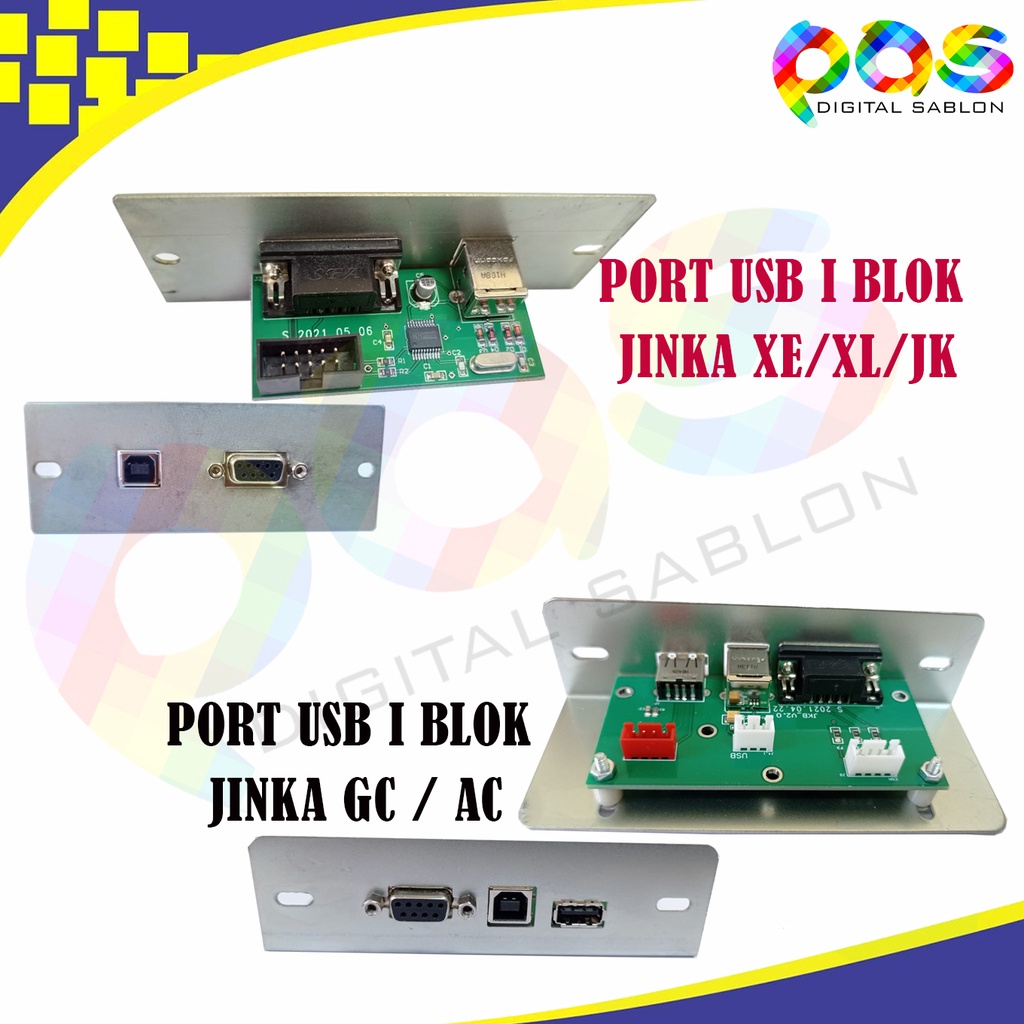 Jual Sparepart Mesin Cutting Jinka MAINBOARD USB / Port USB XE |JK | XL | Pro | GC& AC ( 1Blok ...