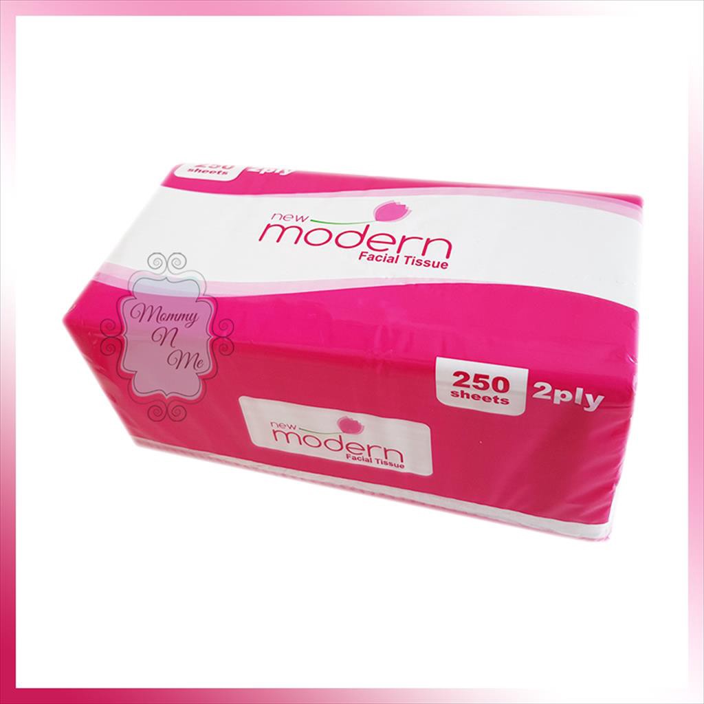 Jual NEW MODERN - FACIAL TISSUE 250s | Shopee Indonesia