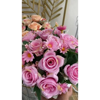 Jual BUNGA MAWAR DESSY VAS BOLA ARTIFICIAL BUNGA MEJA BUNGA RANGKAI ...