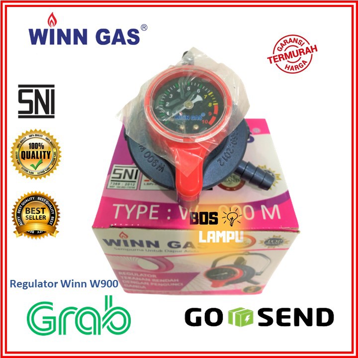Jual REGULATOR WINN GAS W-900M PENGUNCI GANDA (Double Lock) | Shopee ...