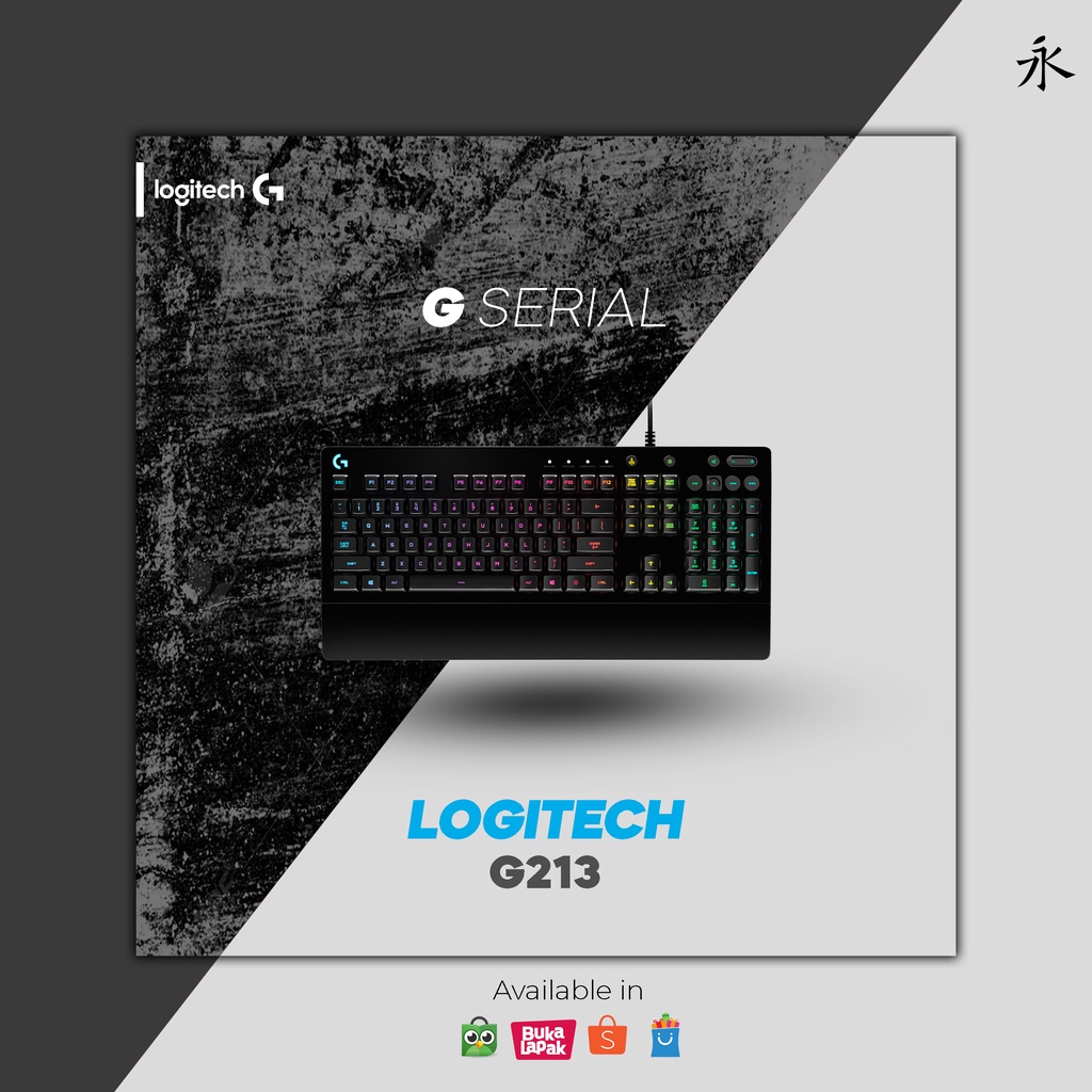 Jual LOGITECH G213 Wired RGB Gaming Keyboard Indonesia|Shopee Indonesia