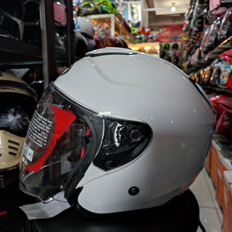 Jual KYT KYOTO PUTIH | Shopee Indonesia