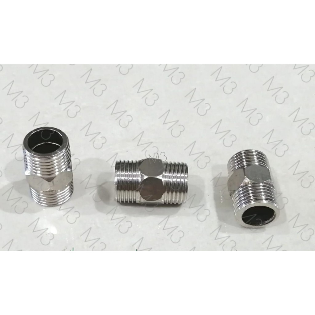 Jual DOUBLE NEPEL STAINLESS 1/2INCH / NEPEL | Shopee Indonesia