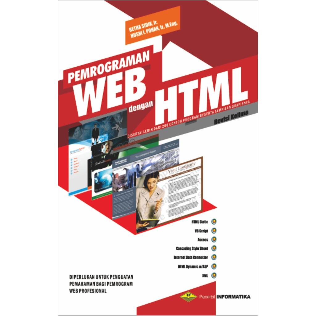 Jual BUKU PEMROGRAMAN WEB DENGAN HTML (Revisi Kelima) - BETHA SIDIQ ...