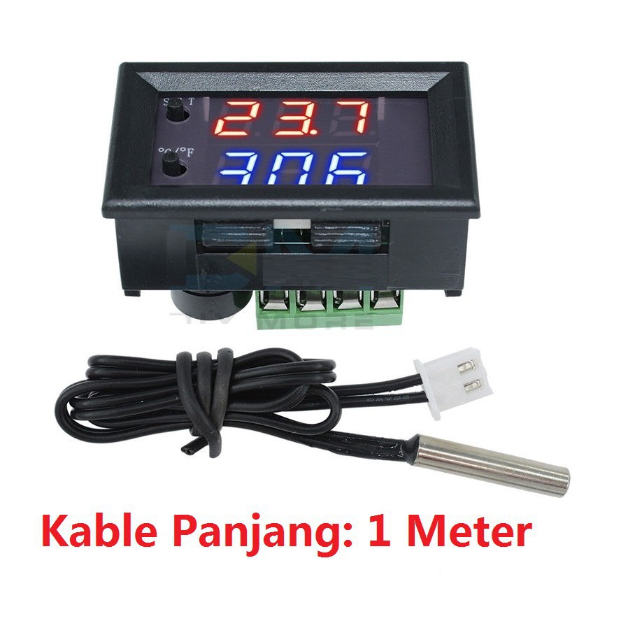 Jual Thermostat Digital Temperature Termostat Controller Relay W1209wk W1209 LED Digital Sensor ...