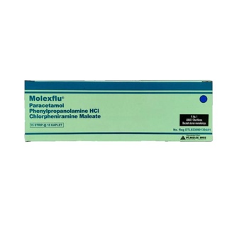 Jual Molexflu & Molexflu PE Strip @ 10 tablet - obat demam pilek bersin ...