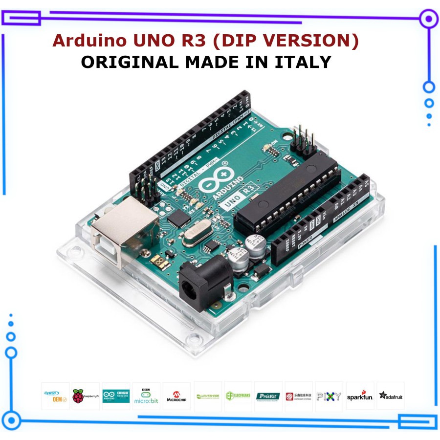 Jual Arduino Uno R3 Original Made In Italy - Rev3 | Shopee Indonesia