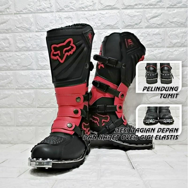 Jual Sepatu Trail Motocross X Lokal Boots Riding SV Premium Quality ...