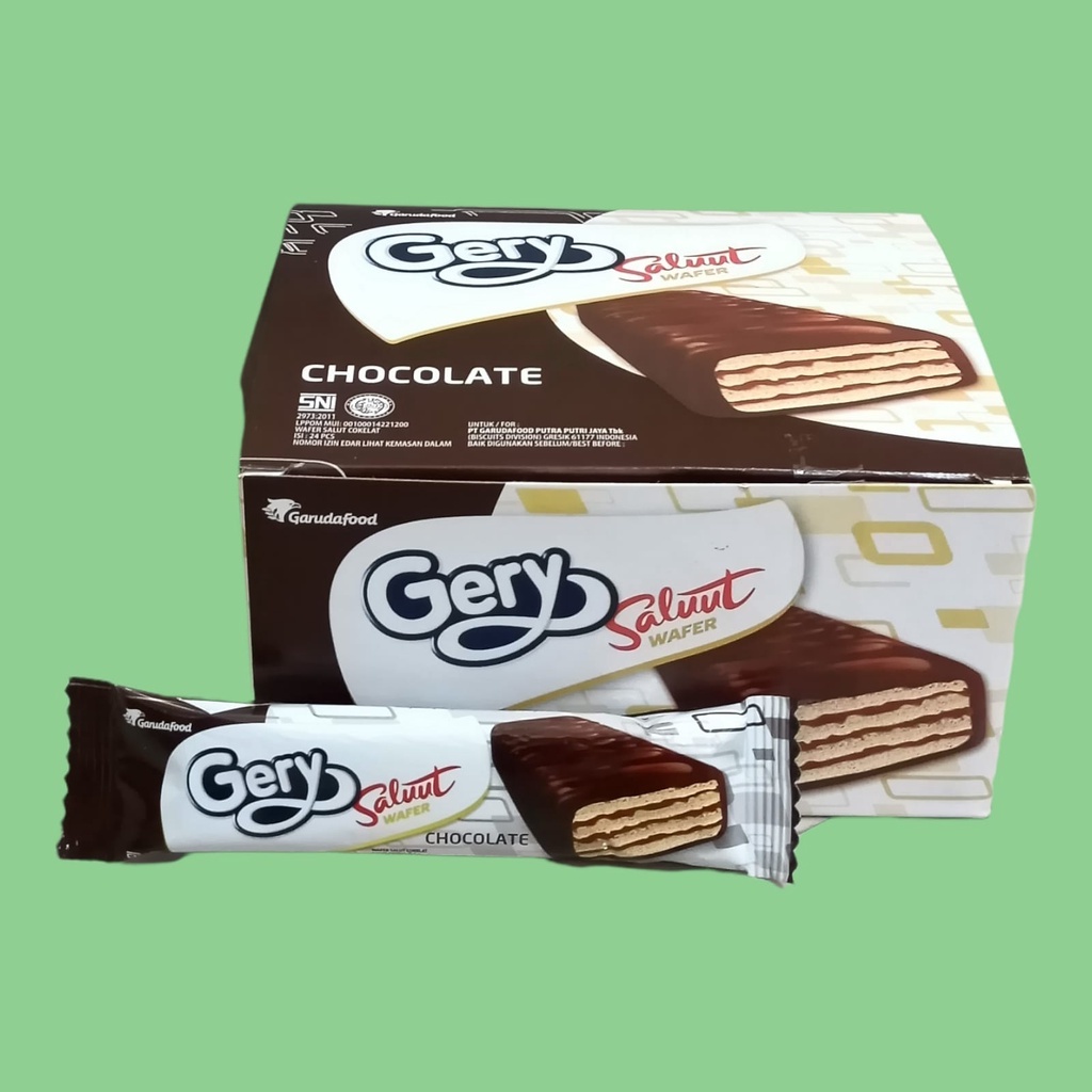 Jual Gery Saluut Wafer Chocolate [24 pcs/box] | Shopee Indonesia