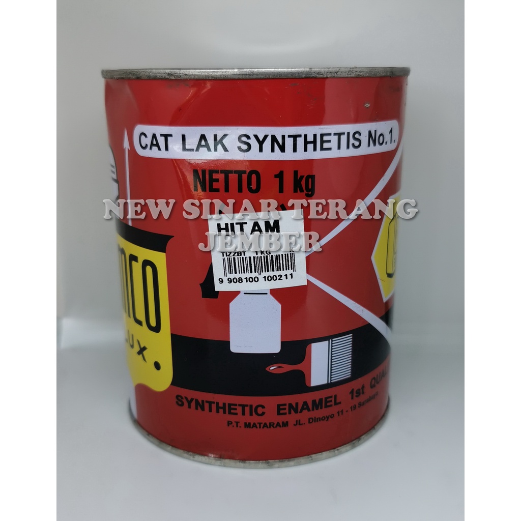 Jual Cat Kayu Besi EMCO Hitam 1 KG (Untuk Wilayah Sumsel, Lampung, Jawa ...