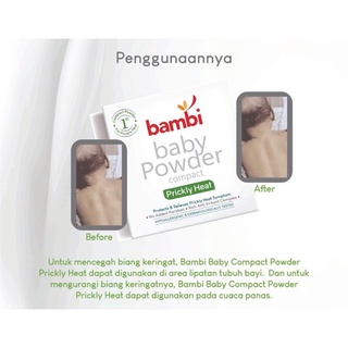 Jual Bambi Baby Powder Compact Prickly Heat 40gr | Shopee Indonesia