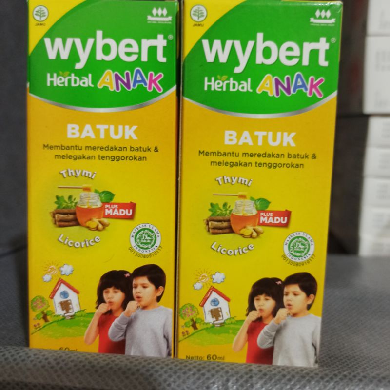 Jual WYBERT HERBAL SYRUP OBAT BATUK ANAK 60 ML Indonesia|Shopee Indonesia