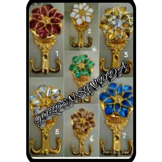 Jual pengkait tali /hook bunga mawar | Shopee Indonesia