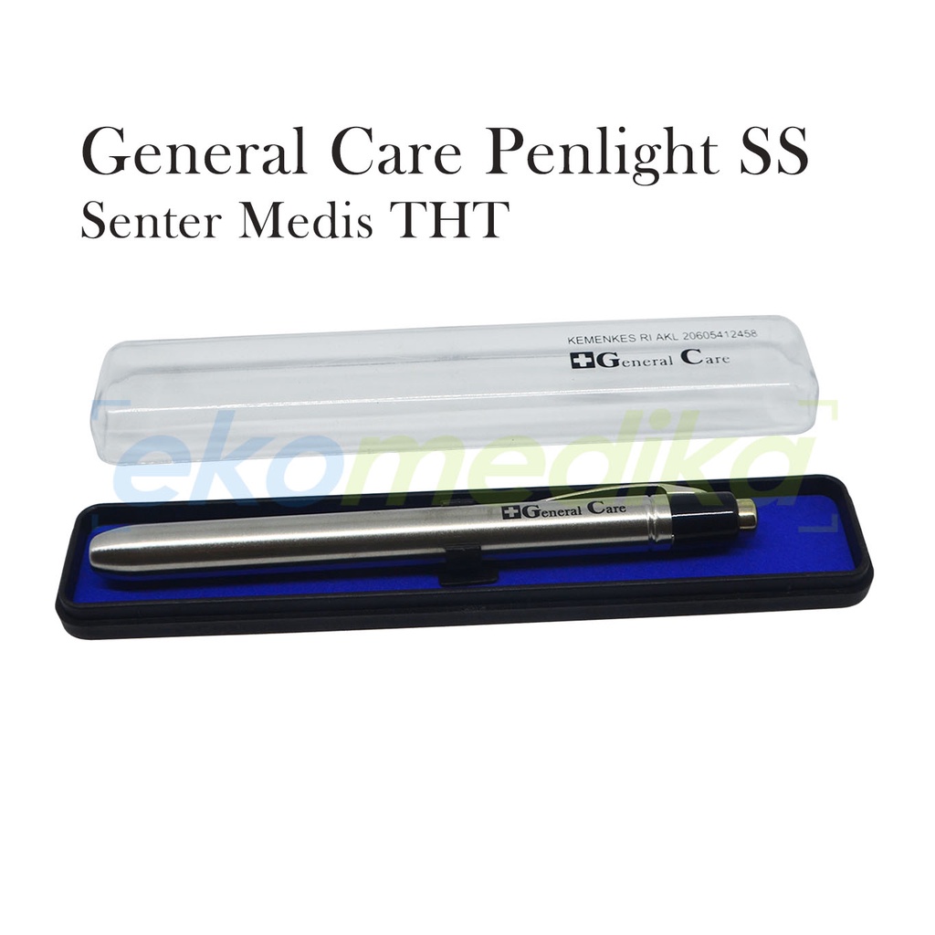 Jual Penlight Stainless Steel GENERAL CARE LED / Senter Medis Steinless | Shopee Indonesia