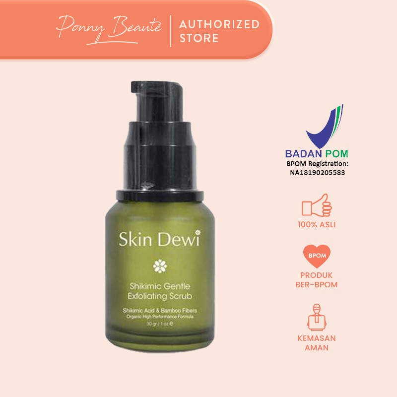 Jual Skin Dewi Shikimic Gentle Exfoliating Scrub - 30gr | Shopee Indonesia