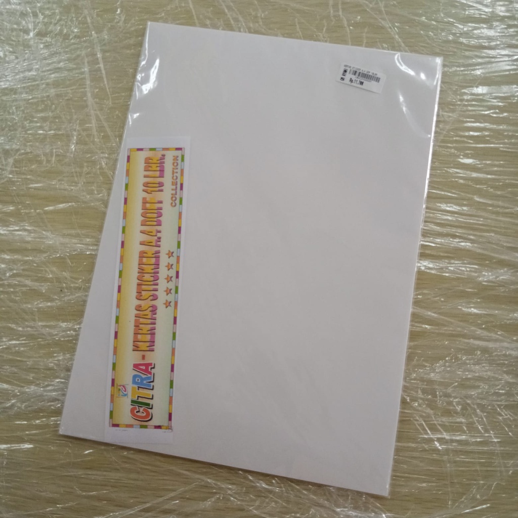 Jual KERTAS STICKER A4 DOP | Shopee Indonesia