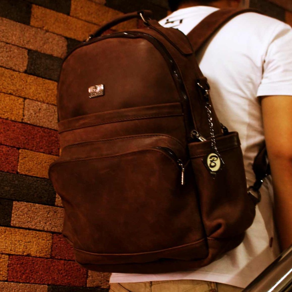 Jual Tas Ransel Backpack Batobo B001445 Kulit Bisa Selempang Sling Bag ...