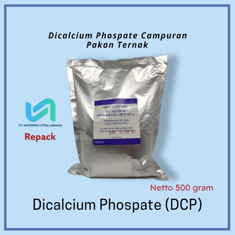 Jual Dicalcium Phospate DCP 18% Untuk Ternak (REPACK 500 GRAM) | Shopee ...
