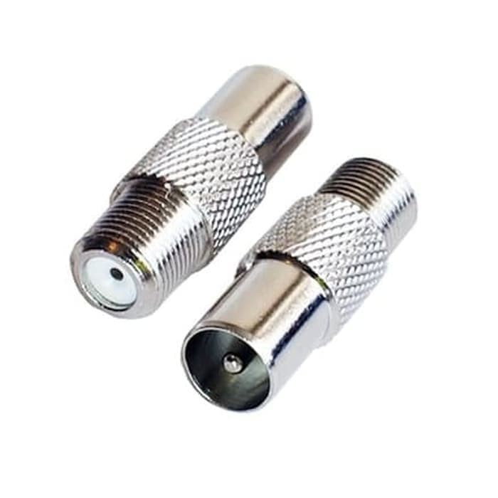 Jual konektor jack sambungan kabel antena tv f Jek jack besi u receiver ...