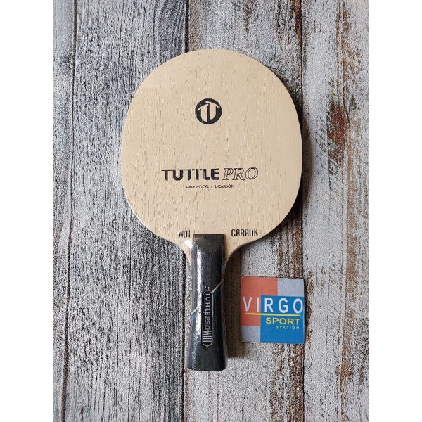 Jual Tuttle Pro W01 kayu blade bet pingpong carbon | Shopee Indonesia