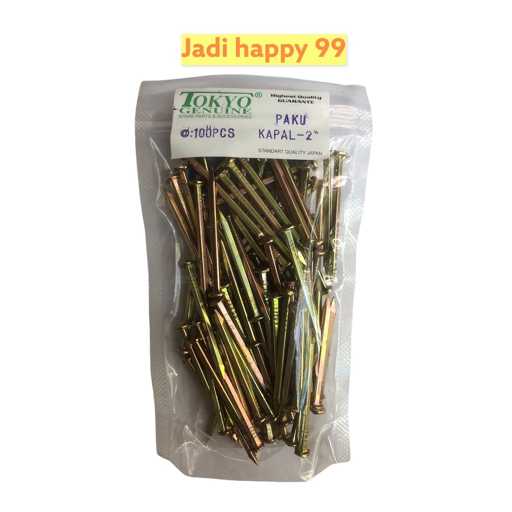 Jual PAKU KAPAL 2 INCHI ISI 100 PCS / PAKU BETON 5CM SEMI / PAKU TEMBOK ...