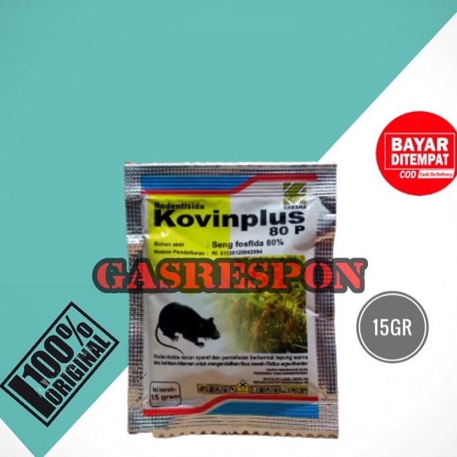 Jual kovinplus 80 p racun tikus rodentisida positif seng fosfida kovin ... Jual kovinplus 80 p racun tikus rodentisida positif seng fosfida kovin ...