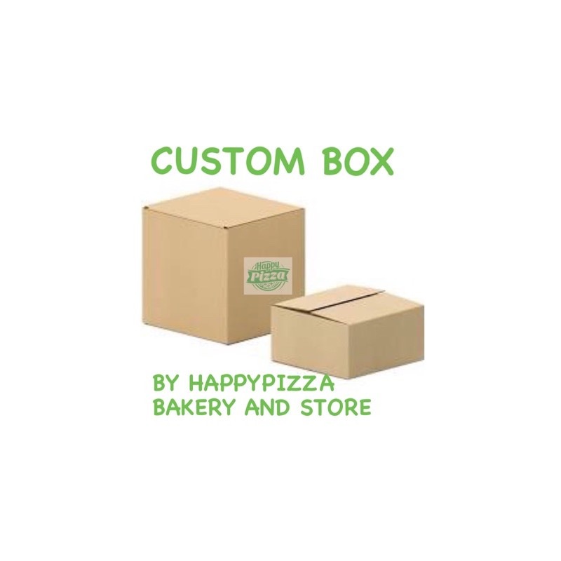 Jual custom box / request ukuran box karton packaging (bahan ...