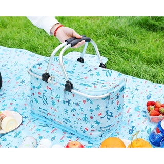 Jual Tas piknik Keranjang Piknik Tas Makanan cooler bag 22liter Tas ...