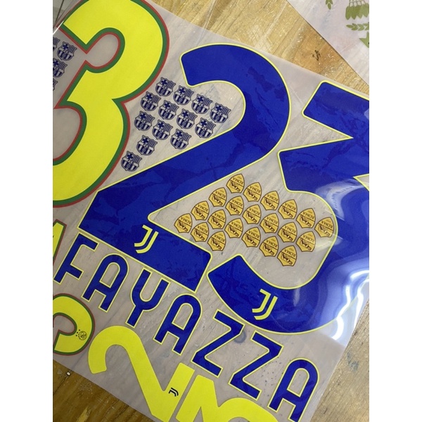 Jual CETAK PRINTING DTF SABLON NAME SET JERSEY | Shopee Indonesia