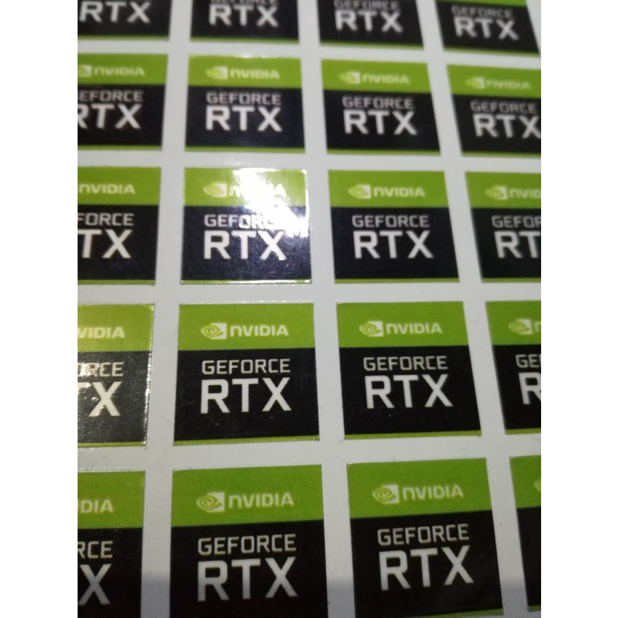 Jual Stiker Nvidia RTX Indonesia|Shopee Indonesia