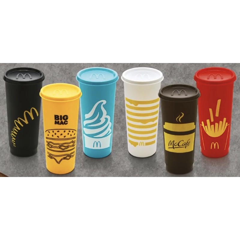 Reusable cup McD 500ml. tumbler McD. gelas McD. botol minum McD ...