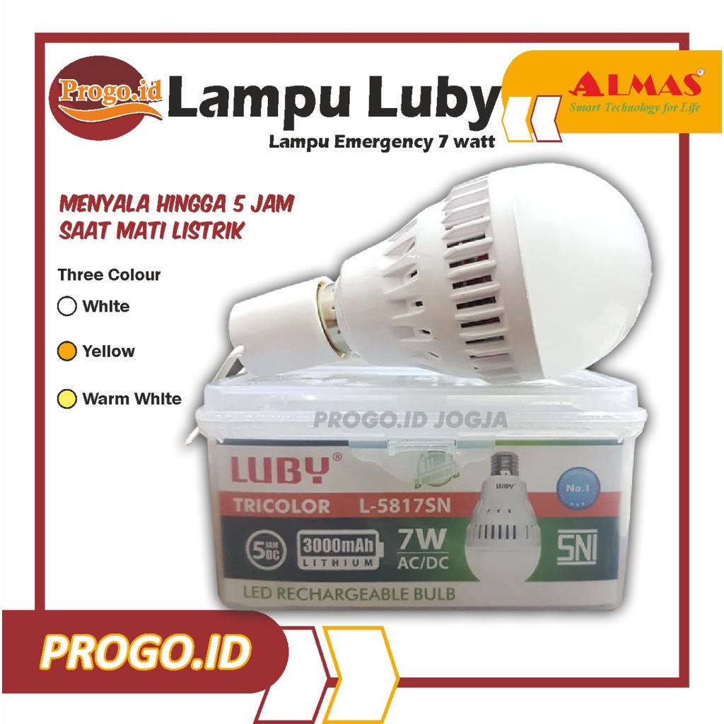 Jual Lampu Emergency 7 Watt | Emergency Lamp | Lampu Darurat | Lampu 7 ...