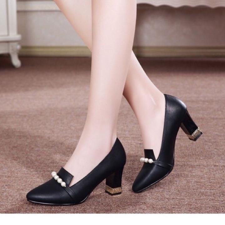 Jual Harga Bersahabat.. Sepatu WANITA pantofel mutiara SEPATU kerja ...